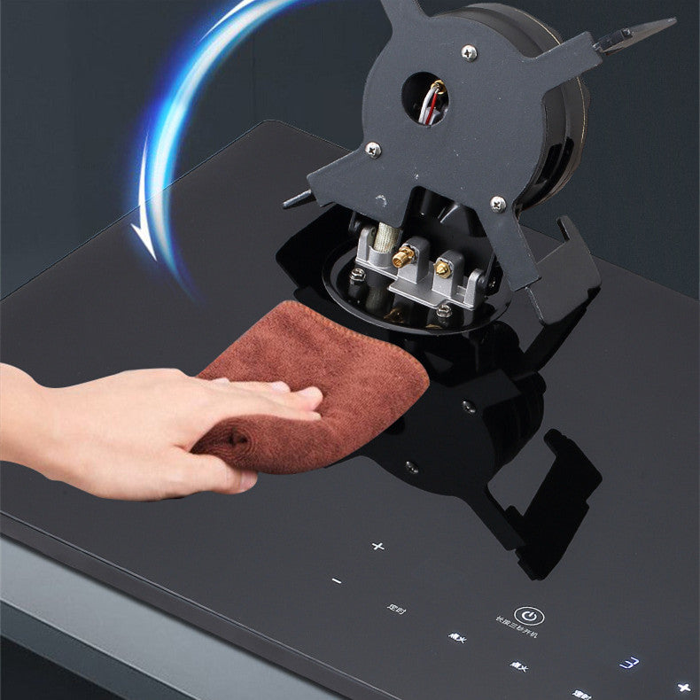 The Flip Of The Household Smart Touch Screen Gas Cooker Is Easy To Cle ...